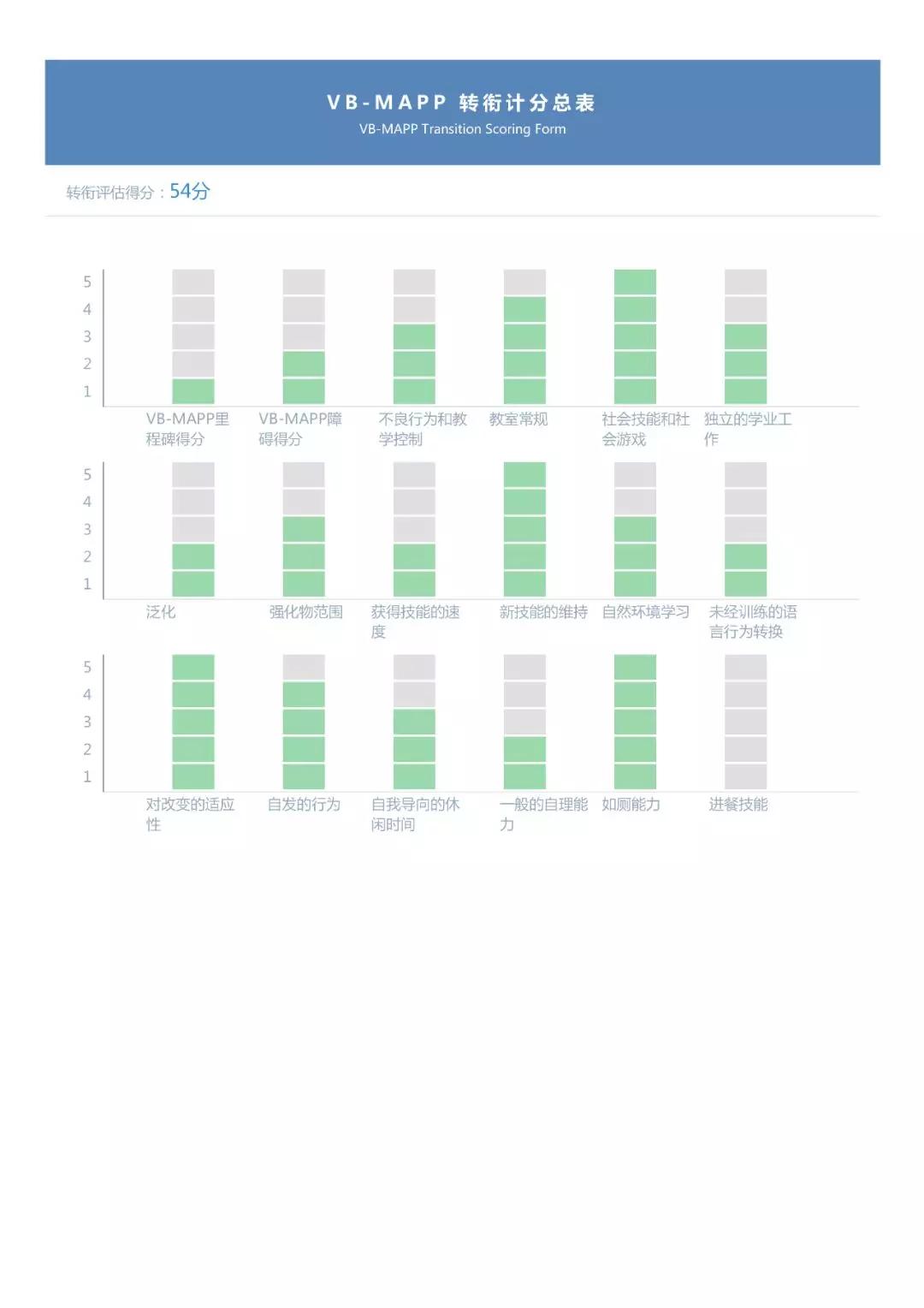一份完整的VB-MAPP评估报告，究竟长什么样？_能力