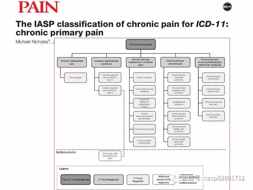 ICD-11慢性疼痛4级诊断分类与临床应用_pain