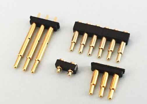 弹簧顶针连接器是怎样焊接在PCB板上使其固定的？_产品