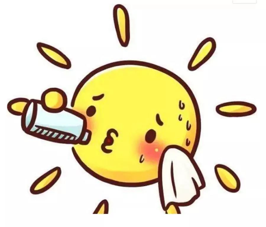 天气热图片卡通,天气热图片简笔画,天气热图片_大山谷图库