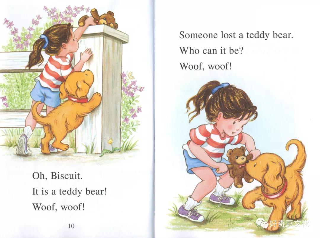 绘本共读丨爱与寻找《Biscuit and the Lost Teddy Bear》_Woof