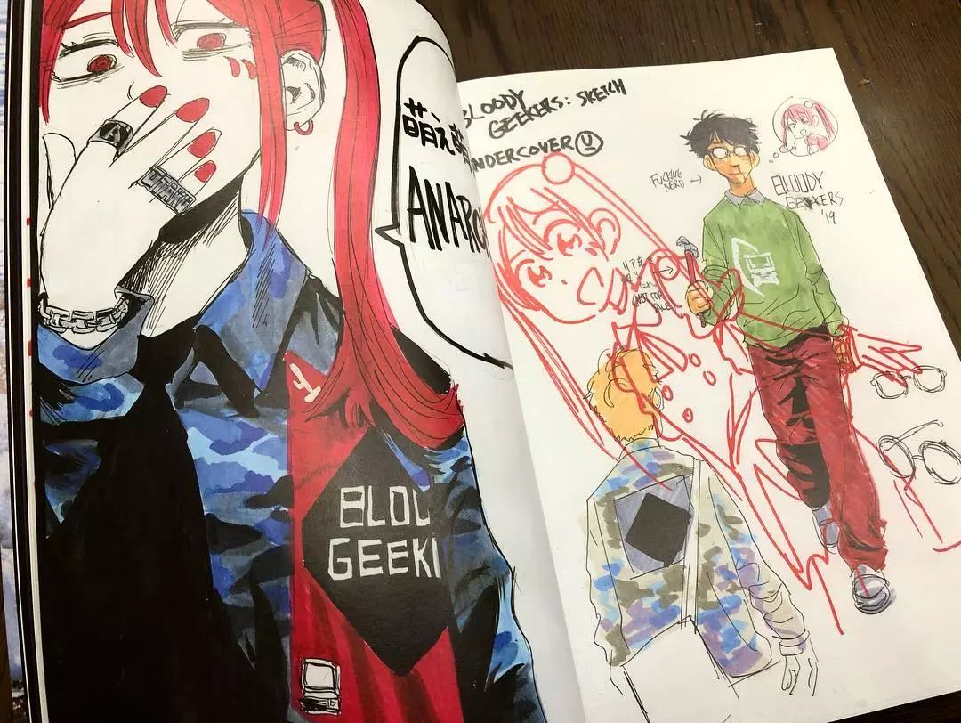 潮流漫画家，日漫与时尚的疯狂跨界！_Inagawa