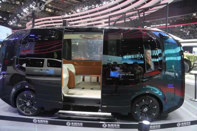 东风汽车Sharing-VAN纯电动新车，上海国际车展实拍！_搜狐汽车_搜狐网