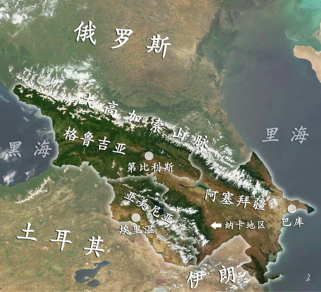 地图看世界；阿塞拜疆、格鲁吉亚跨东欧和西亚-搜狐大视野-搜狐新闻