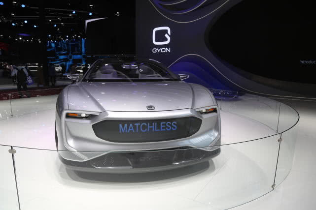 新高端电动汽车品牌GYON，首款概念车GYON Matchless，车展实拍！_搜狐汽车_搜狐网