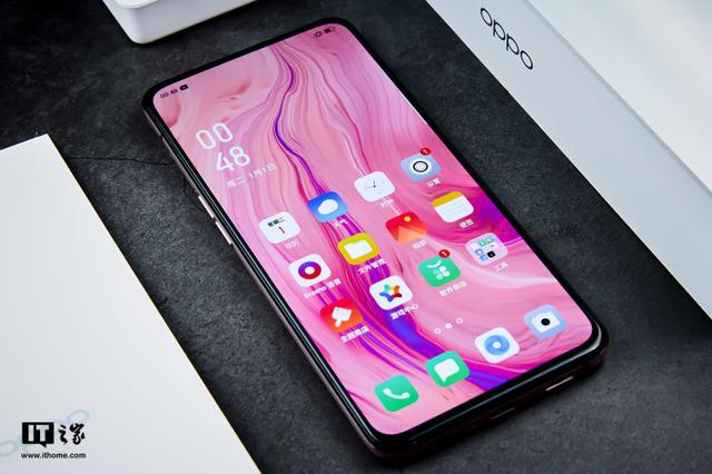 OPPO Reno标准版薄雾粉色真机图赏-搜狐大视野-搜狐新闻