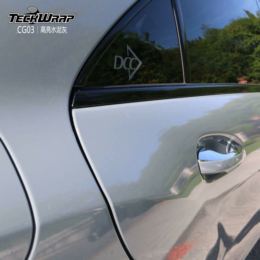 奔驰CLS汽车改色贴膜TeckWrap美国秃鹰CG03 高亮水泥灰_搜狐汽车_搜狐网