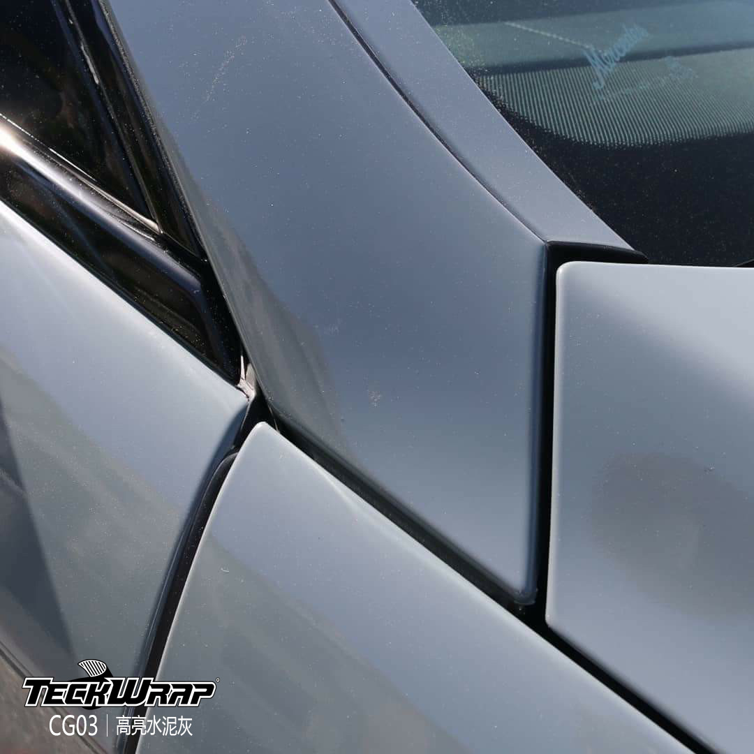 奔驰CLS汽车改色贴膜TeckWrap美国秃鹰CG03 高亮水泥灰_搜狐汽车_搜狐网