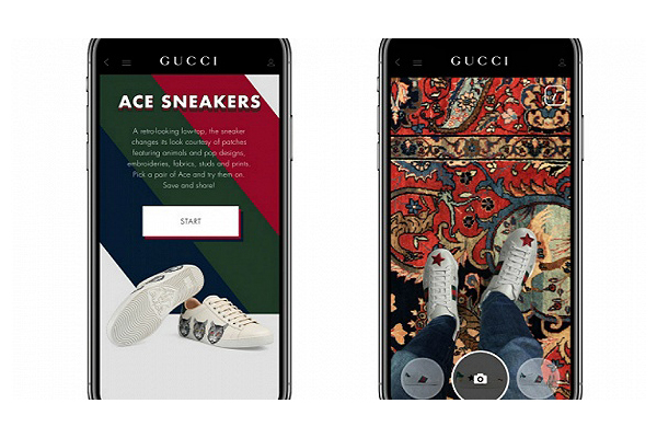 AR试鞋功能正式上线，买不起的GUCCI也能随便试穿？_Ace