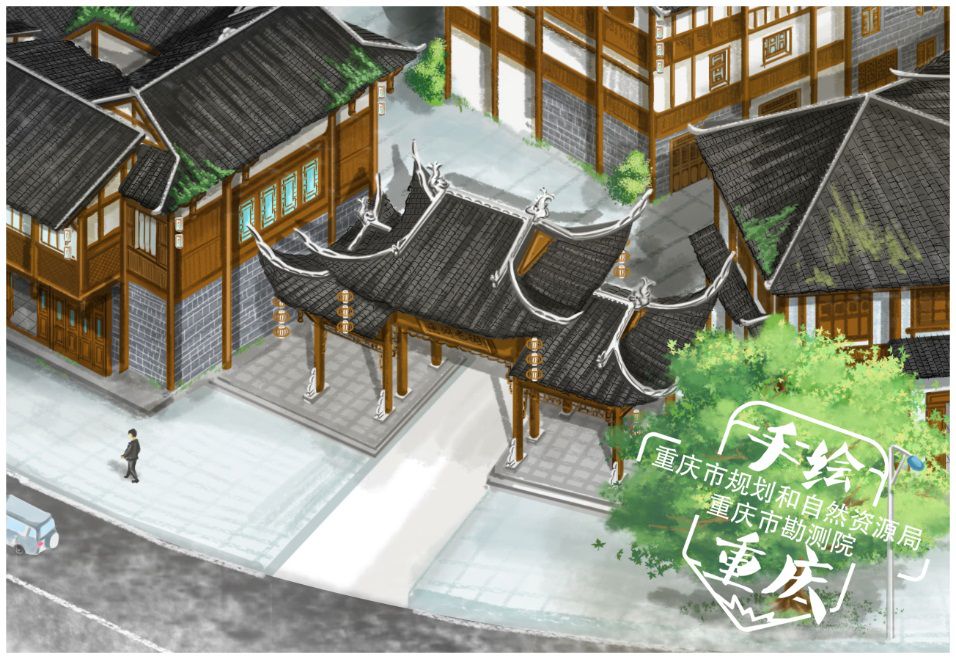 手绘鱼洞老街，带你重拾重庆“老味道”！吊脚楼、青石板、小青瓦……-搜狐大视野-搜狐新闻