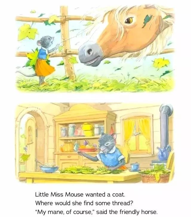 【有声绘本故事】《A Coat for Miss Mouse》老鼠小姐的外套_the