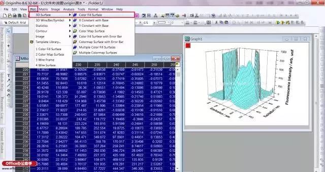 【技能】Origin教程：三维图形的绘制_数据