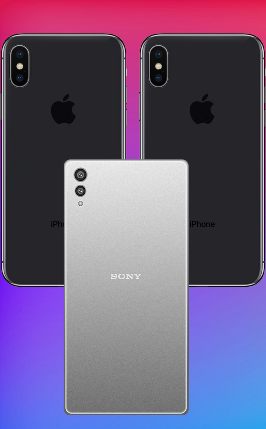 无刘海，概念版索尼XZ3P，对比iPhone X-搜狐大视野-搜狐新闻