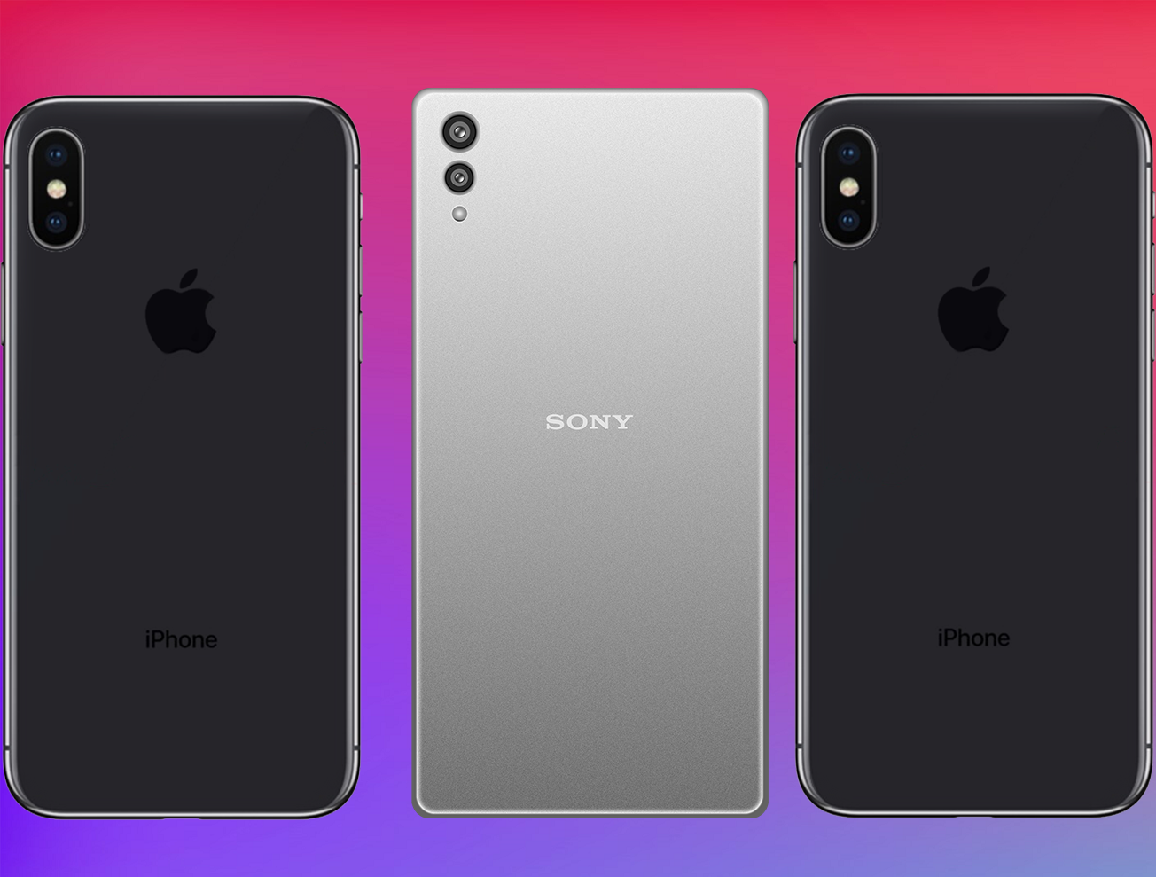 无刘海，概念版索尼XZ3P，对比iPhone X-搜狐大视野-搜狐新闻