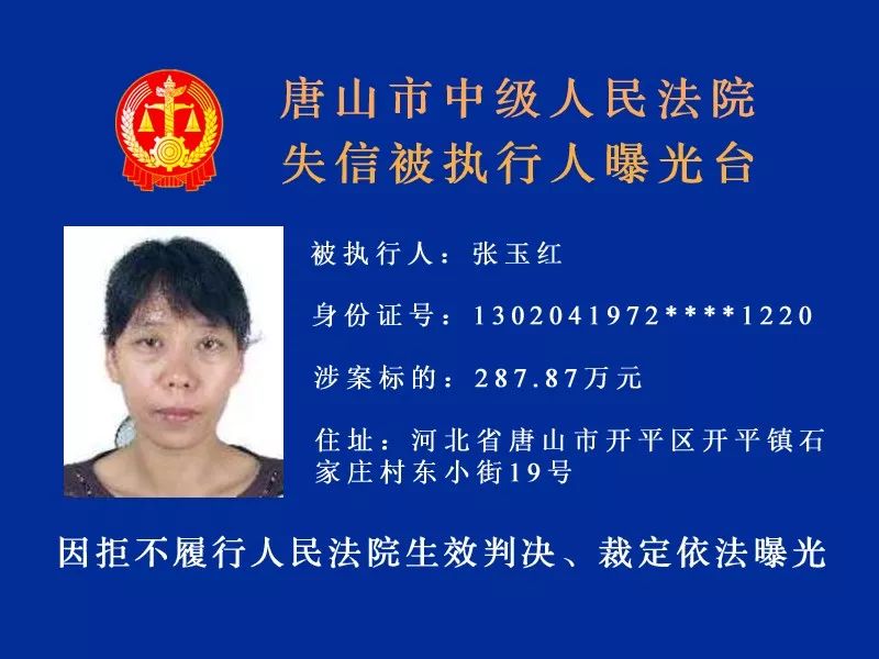 唐山市人民法院一次性曝光14人！姓名、身份证号都被曝光了！看看有你认识的吗？-搜狐大视野-搜狐新闻