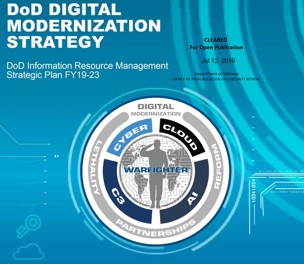 美“国防部数字现代化战略”报告(附下载)_通信