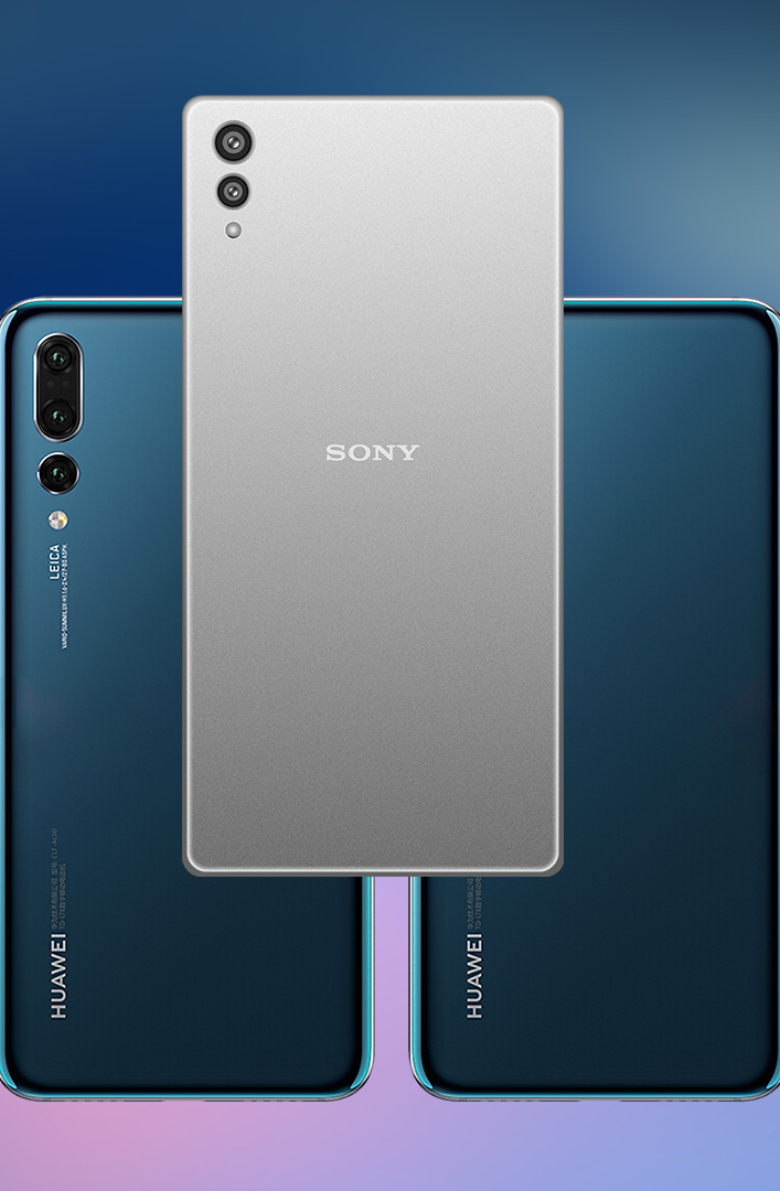 无刘海，概念版索尼XZ3P，对比华为P20-搜狐大视野-搜狐新闻