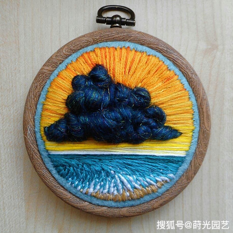 美 | Victoria Rose 手工风景刺绣作品欣赏（28P)-搜狐大视野-搜狐新闻