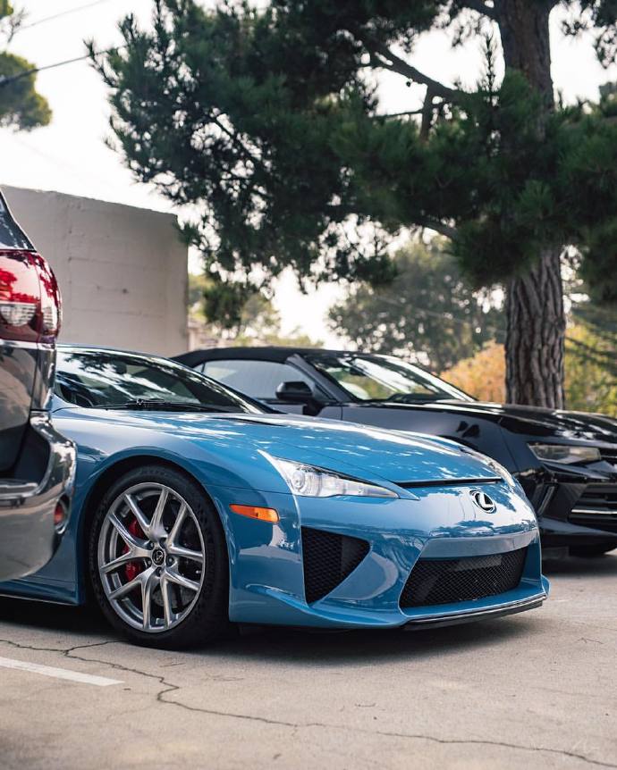 Lexus LFA Slate Blue-搜狐大视野-搜狐新闻