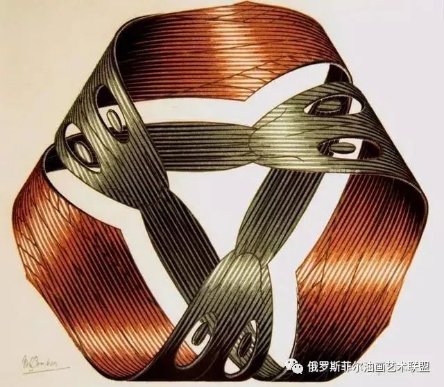 荷兰插画家莫里茨·科内利斯·埃舍尔插画作品赏析_画面