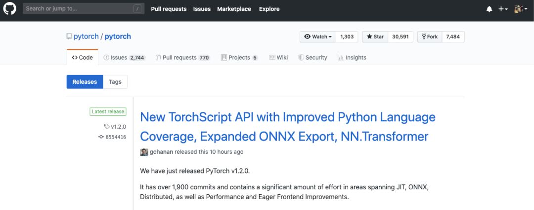 Pytorch 1.2.0 来了！_nn