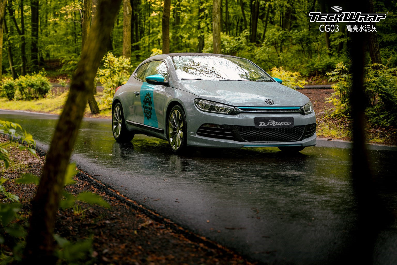 更带感的帅酷本酷，TeckWrap美国秃鹰CG03高亮水泥灰贴膜的大众尚酷_搜狐汽车_搜狐网