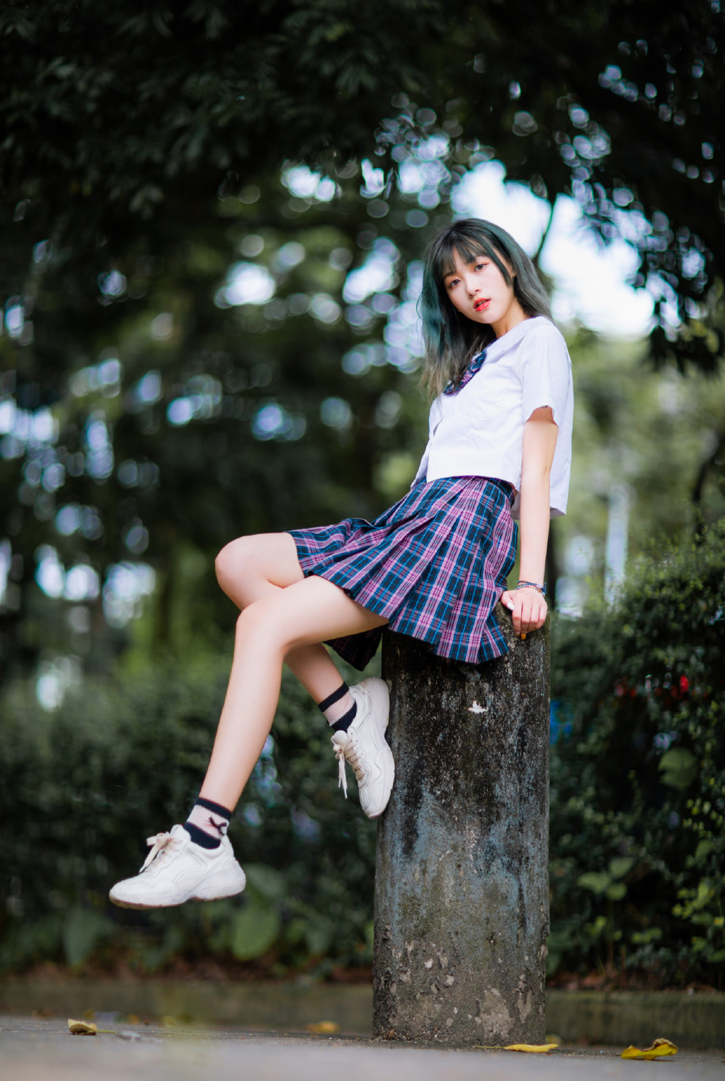 白皙校花美女修长美腿图片 第二辑 搜狐大视野 搜狐新闻