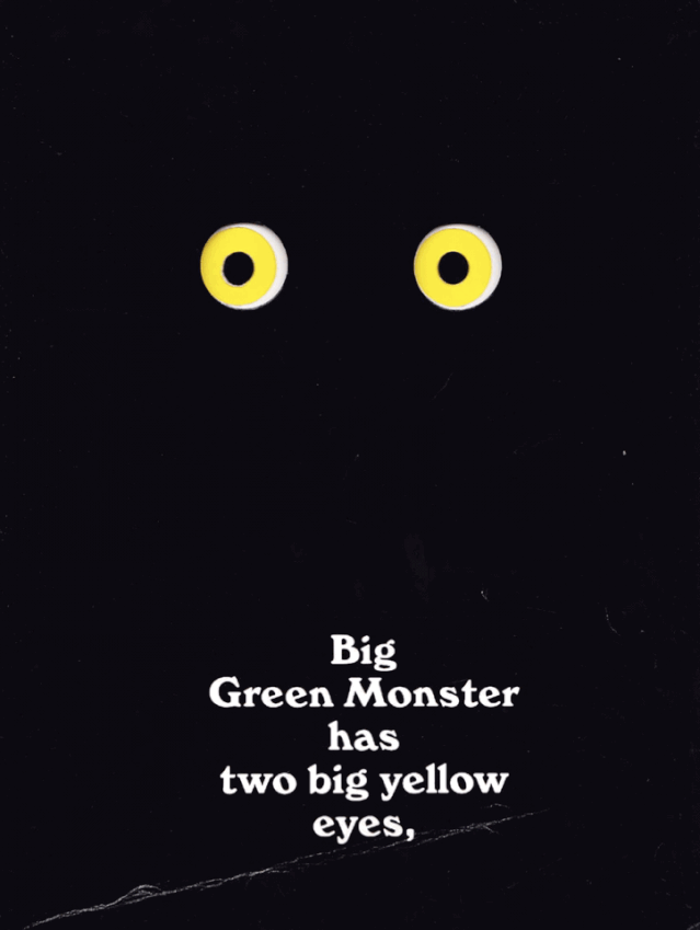 英语启蒙绘本拓展 | Go Away Big Green Monster_怪兽