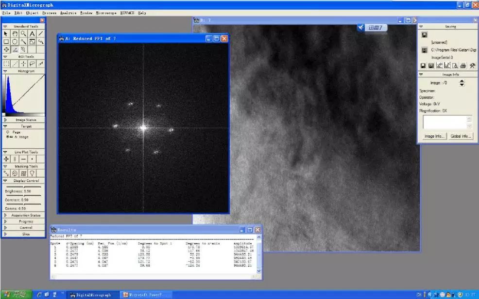 【干货】高分辨TEM晶面间距的测量与标定丨DM软件_dm