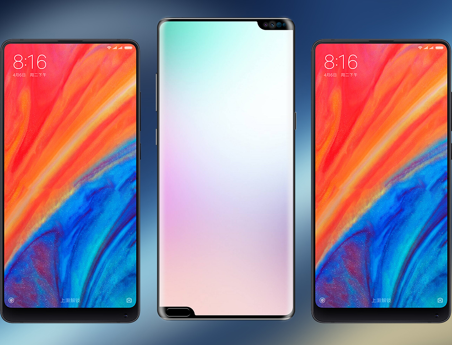 异形刘海屏，概念版三星note10，对比小米mix2s-搜狐大视野-搜狐新闻