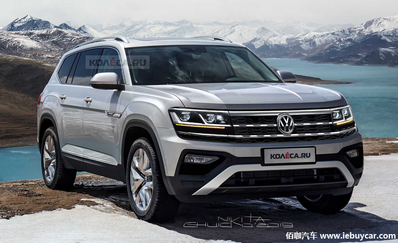 新款大众Atlas渲染图 外观细微调整延续现款动力有望2020年上半年亮相_搜狐汽车_搜狐网