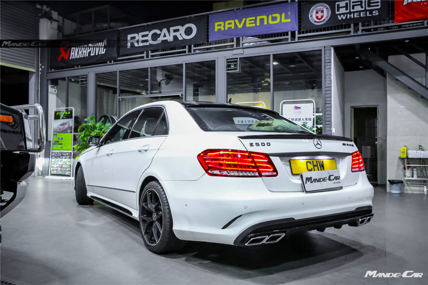 简直以假乱真 09款奔驰E500也改装成2014奔驰E63 AMG了_搜狐汽车_搜狐网