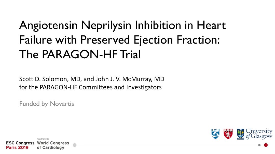 ESC 2019｜PARAGON-HF：不能改善射血分数保留的心力衰竭患者结局，但在一部分患者中发现了获益。_库巴