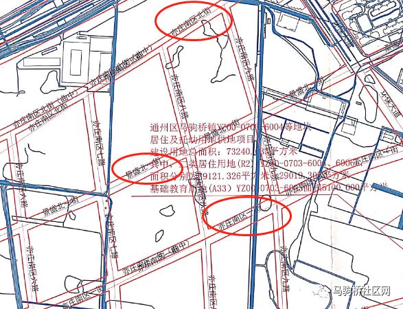 不止南区一街！马驹桥六环外将新建多条道路连接开发区！_地块