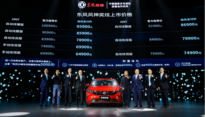 风神奕炫上市，配备L2+级自动驾驶，抢先支付价6.49万起_搜狐汽车_搜狐网