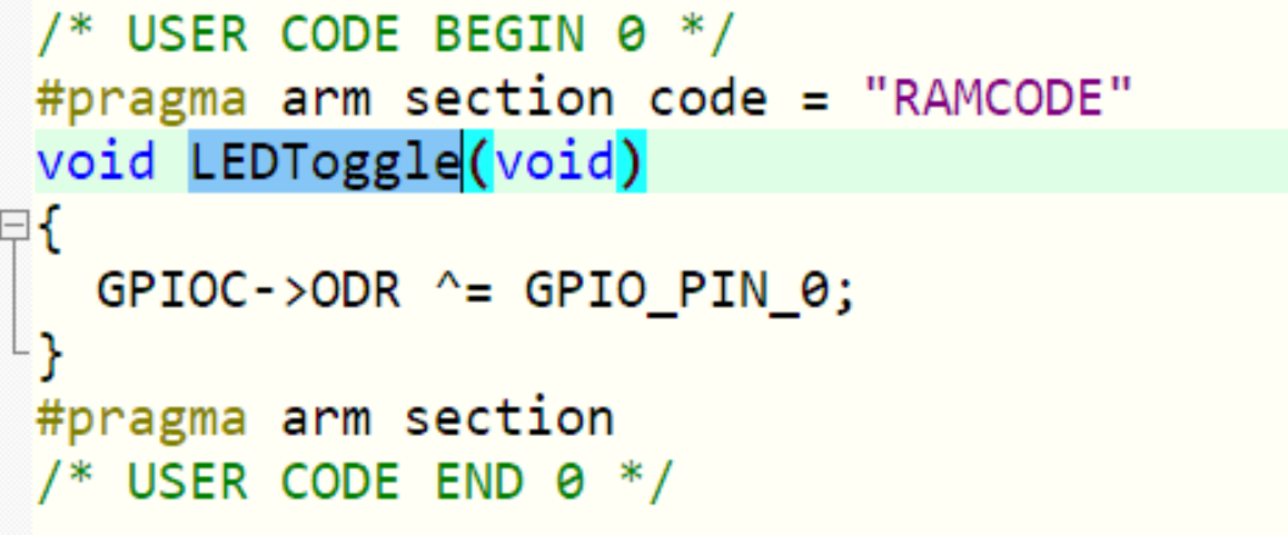 单片机MCU如何实现让部分代码运行在RAM中_flash