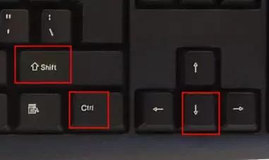 EXCEL中的小技巧「 Ctrl+Shift+↓ 」_公式