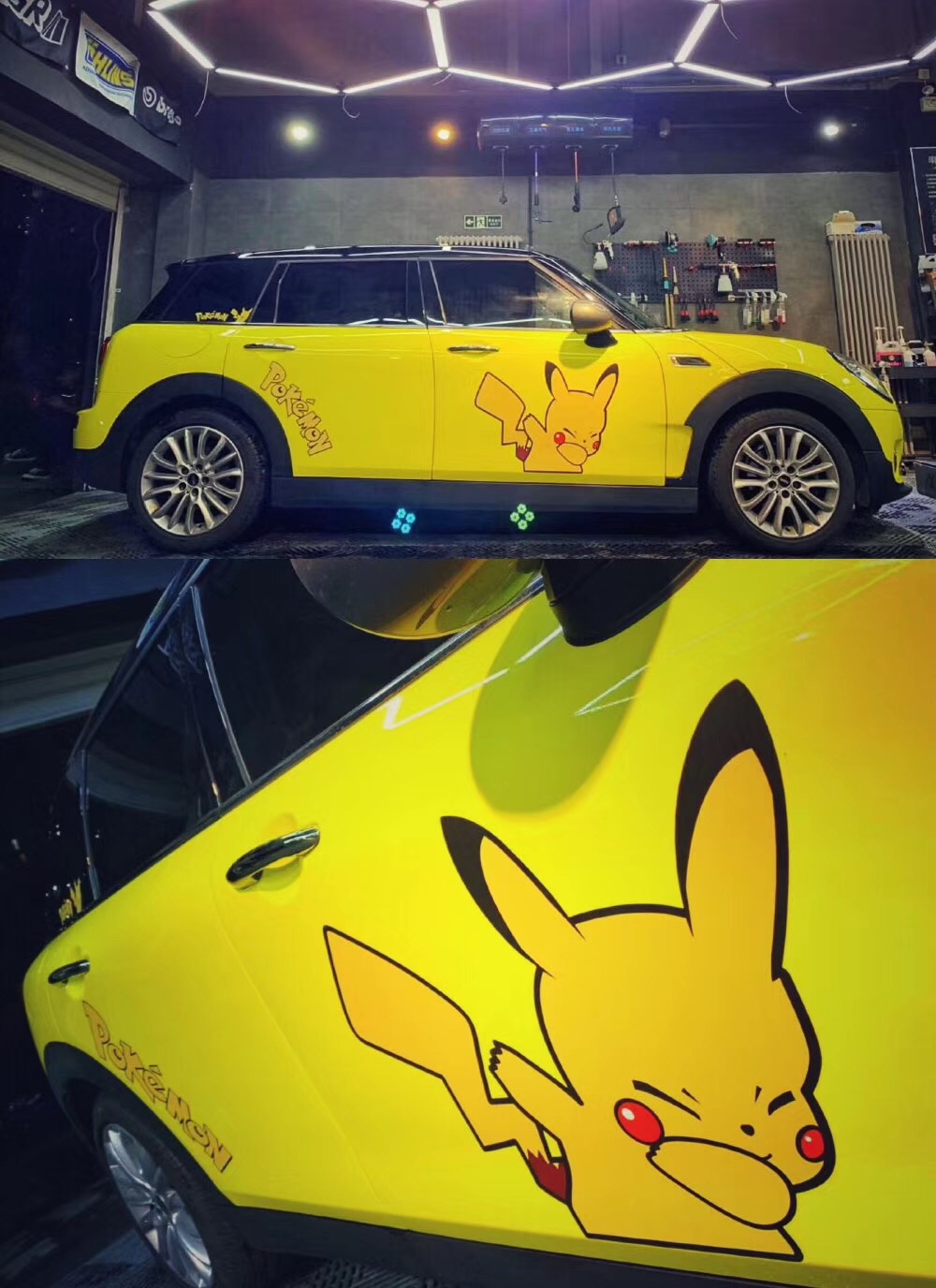 再萌也萌过你 皮卡丘+MINI Clubman#Mini##汽车改色##皮卡丘#_搜狐汽车_搜狐网