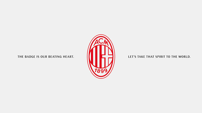 一个超越足球和边界的大胆LOGO设计，AC米兰迎来新时代_logo
