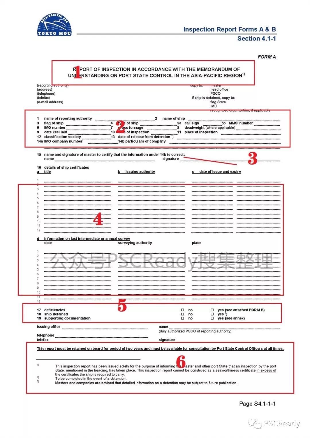 PSC报告的14个小秘密（东京备忘录）_检查