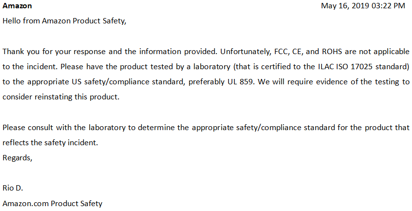 天然气报警器UL1484认证，亚马逊检测报告办理费用_UL测试报告_深圳市伍祥检测技术股份有限公司