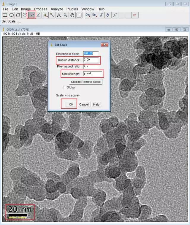 如何用ImageJ进行粒度分析_统计