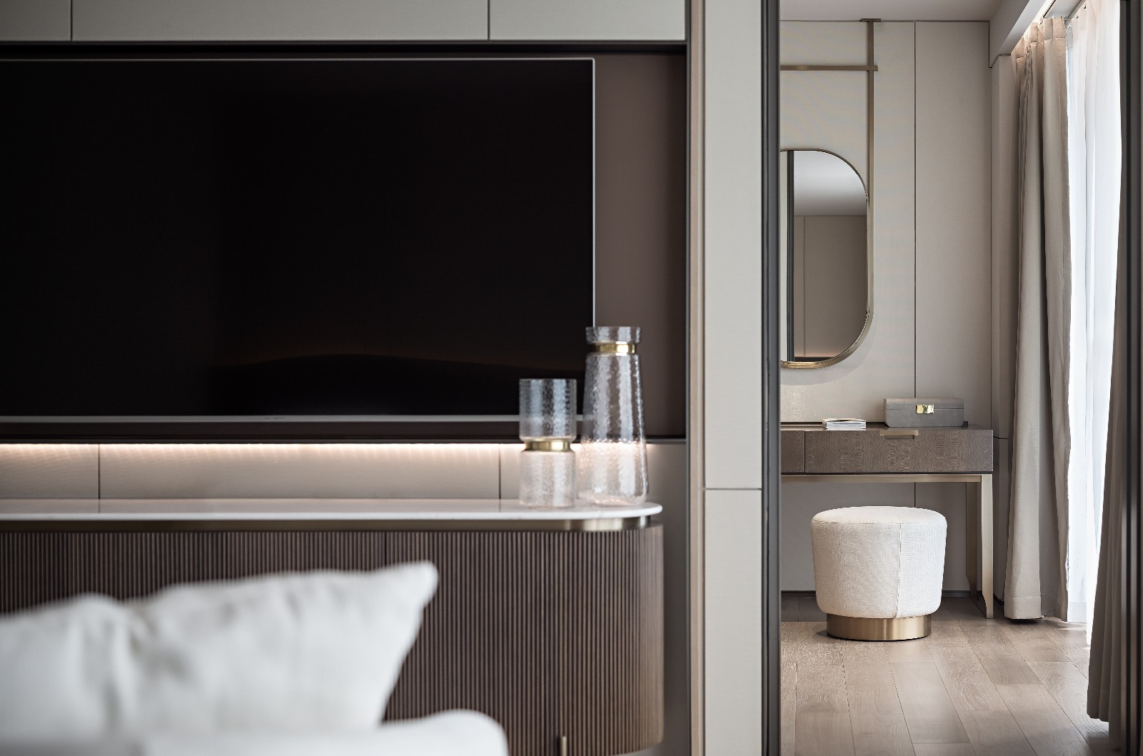 莫兰迪色演绎现代奢华空间|HTD环廷设计_家居别墅_室内设计联盟 - Powered by Discuz!