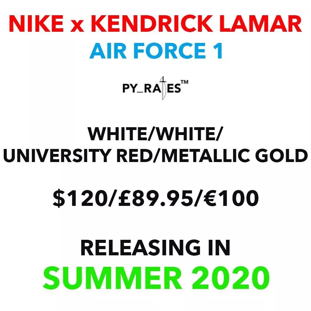 Kendrick Lamar将与Nike打造全新联名AF1。_搜狐汽车_搜狐网