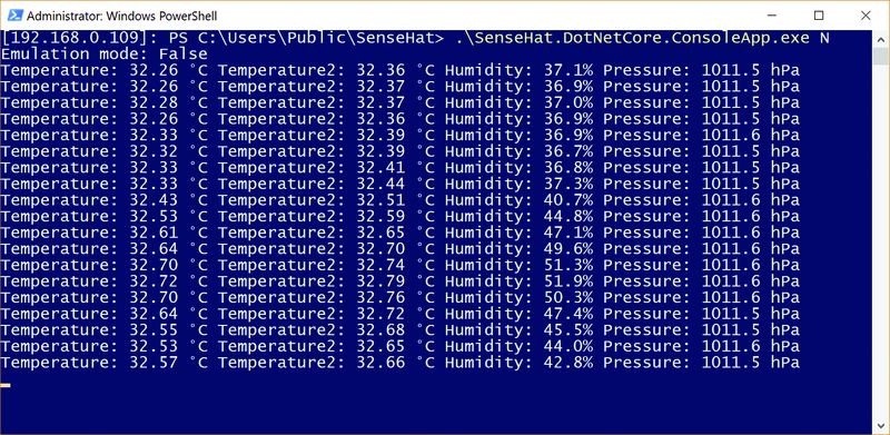 .NET Core 3.0 进行跨平台 IoT 编程_Sense