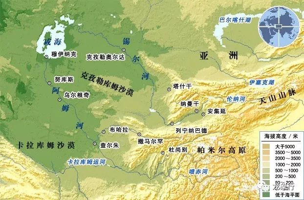 跨越阿姆河 征服亚欧之心 中亚