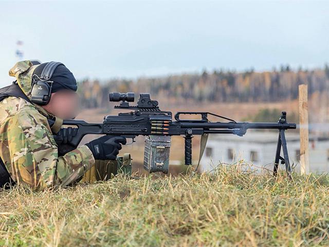 军事丨俄罗斯常规型PKP通用机枪，在也不会枪管形成上升热气-搜狐大视野-搜狐新闻