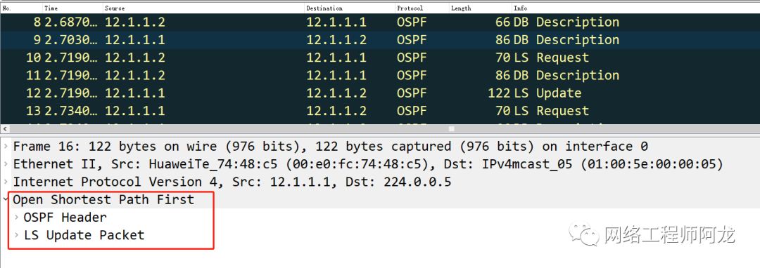 【原创】OSPF的一类LSA详细解析_报文