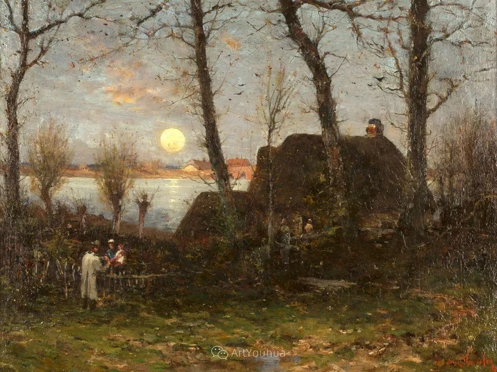 人物肖像 英国画家Davidson Knowles(1854-1901) -6park.com