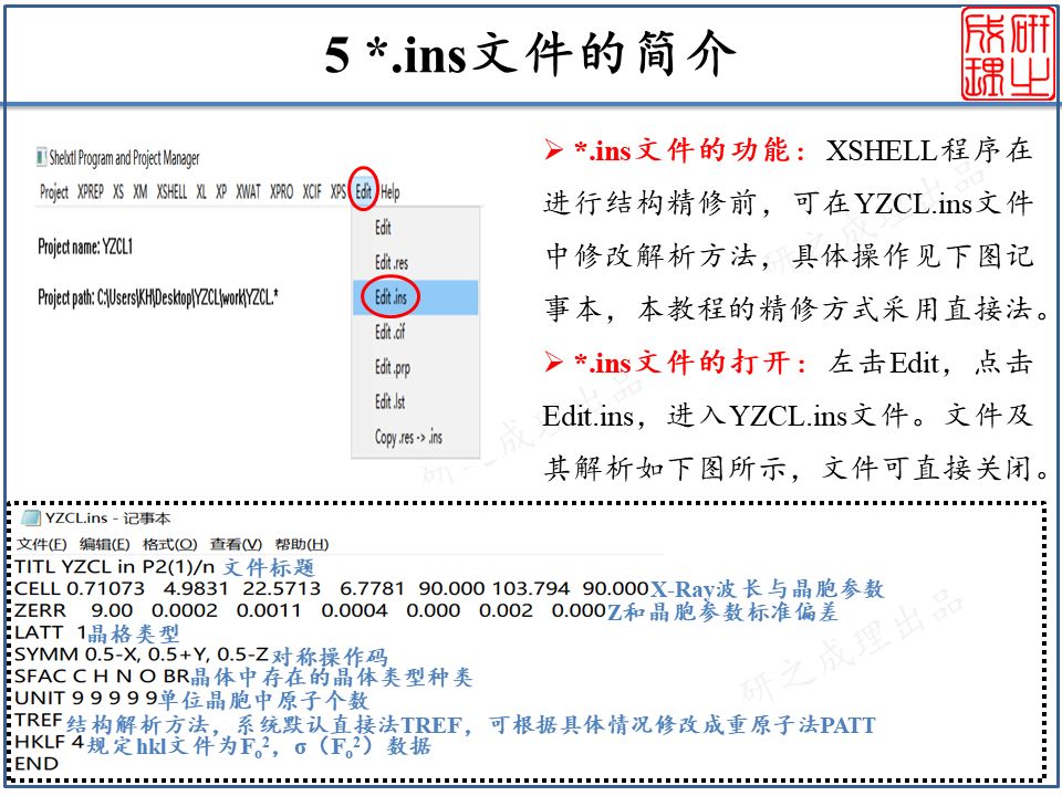 精品干货：一步一步教你用Shelxtl解析单晶_成理第